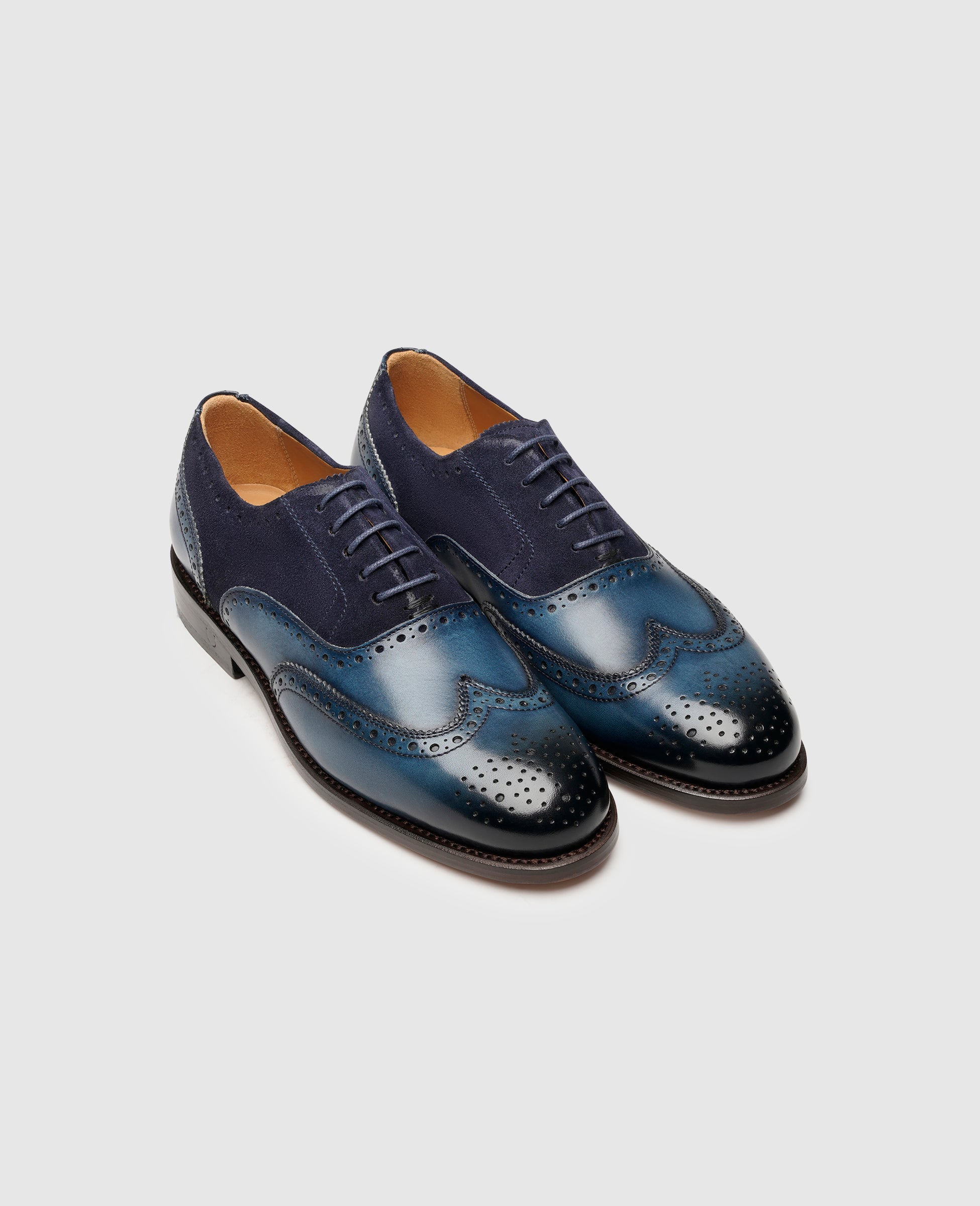 Handcrafted Full-Brogue Oxford Women's Shoe | Henry Stevens